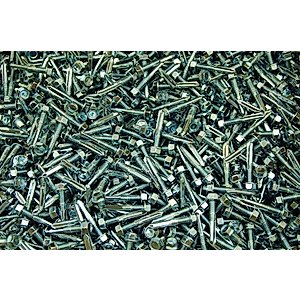 (3,000) TEK 5 Hex Washer Head 12-24 x 1-1/4 Self-Drilling HD Steel Screw Bulk