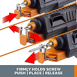 Worx 4V Electric Screwdriver, Rechargeable Cordless Power Screwdriver Set with 6 Bits, Screw Holder, Charger - WX255L