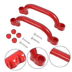 1 Set/4pcs Plastic Handle Outdoor Swings for Kids Outdoor Play Houses Grab Handles Grips Swing Safety Handle Hand Grips for Playset Safety Handle Parts Holder Jungle