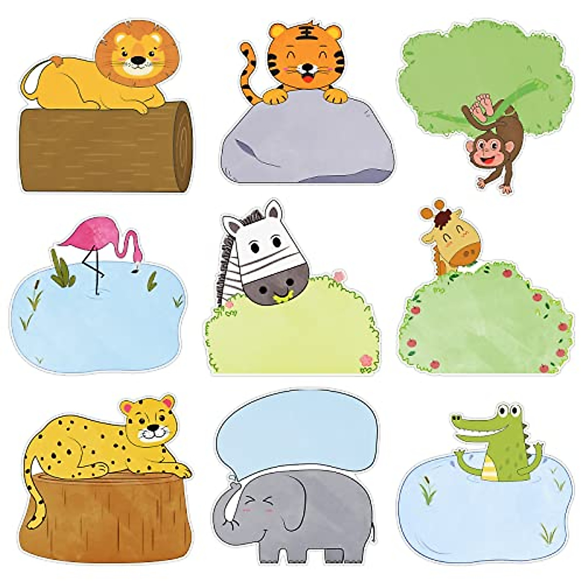 Jungle Animal Cutouts - Perfect for Classroom Decorations