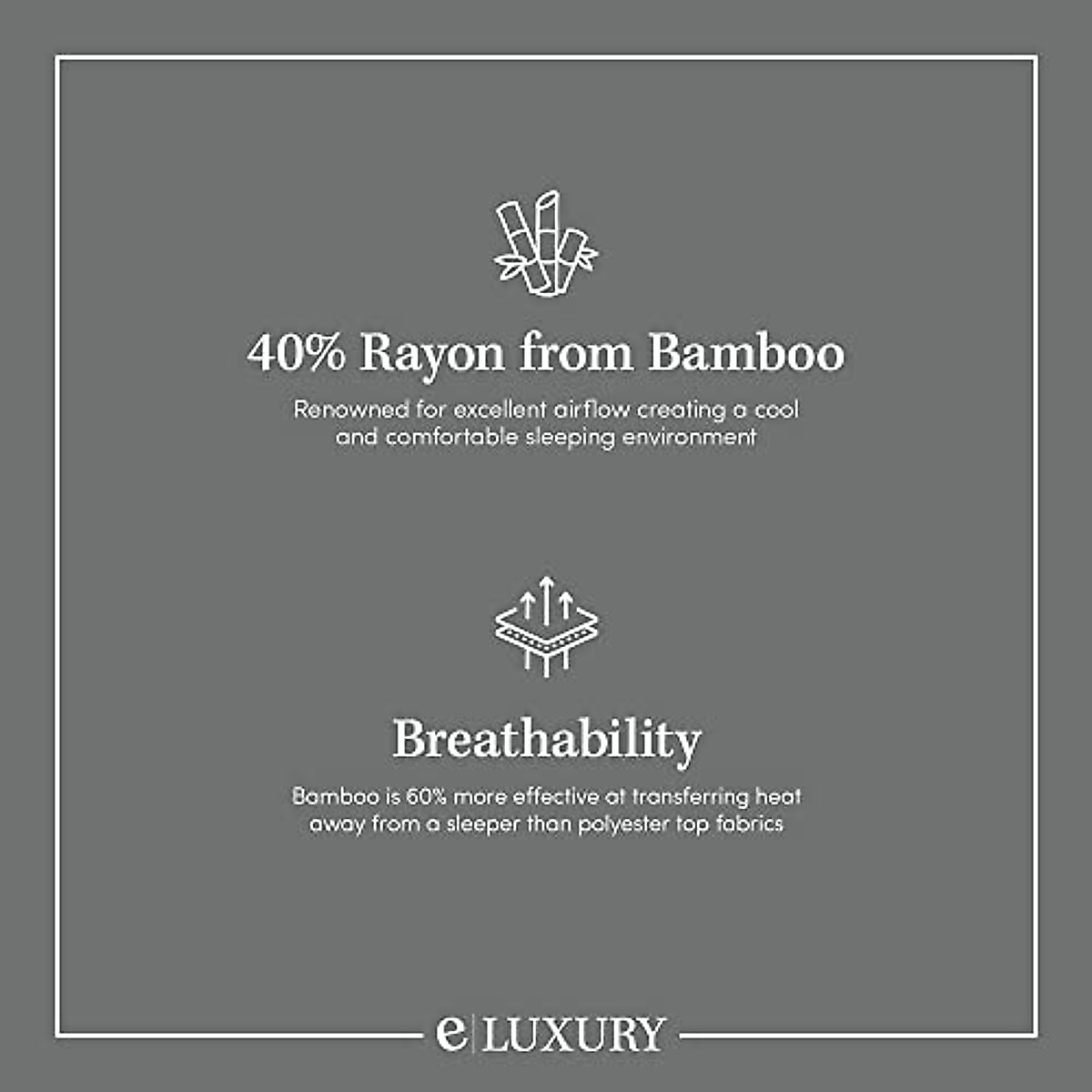 ExceptionalSheets Bamboo Mattress Pad | Extra Plush Rayon from Bamboo Cooling Topper for Restful Sleep | Thick Pillowtop Mattress Pad Cover with Fitted Skirt - King