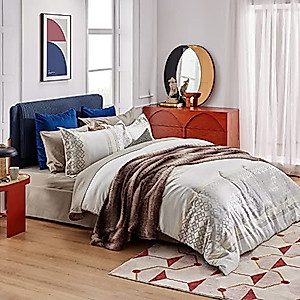 Bedsure Full Bedding Set - 7 Pieces Hotel Style Gold Full Bed in a Bag Comforter Set with Sheets, Soft Textured Full Bedding Comforter Set, Luxurious Bedding Set