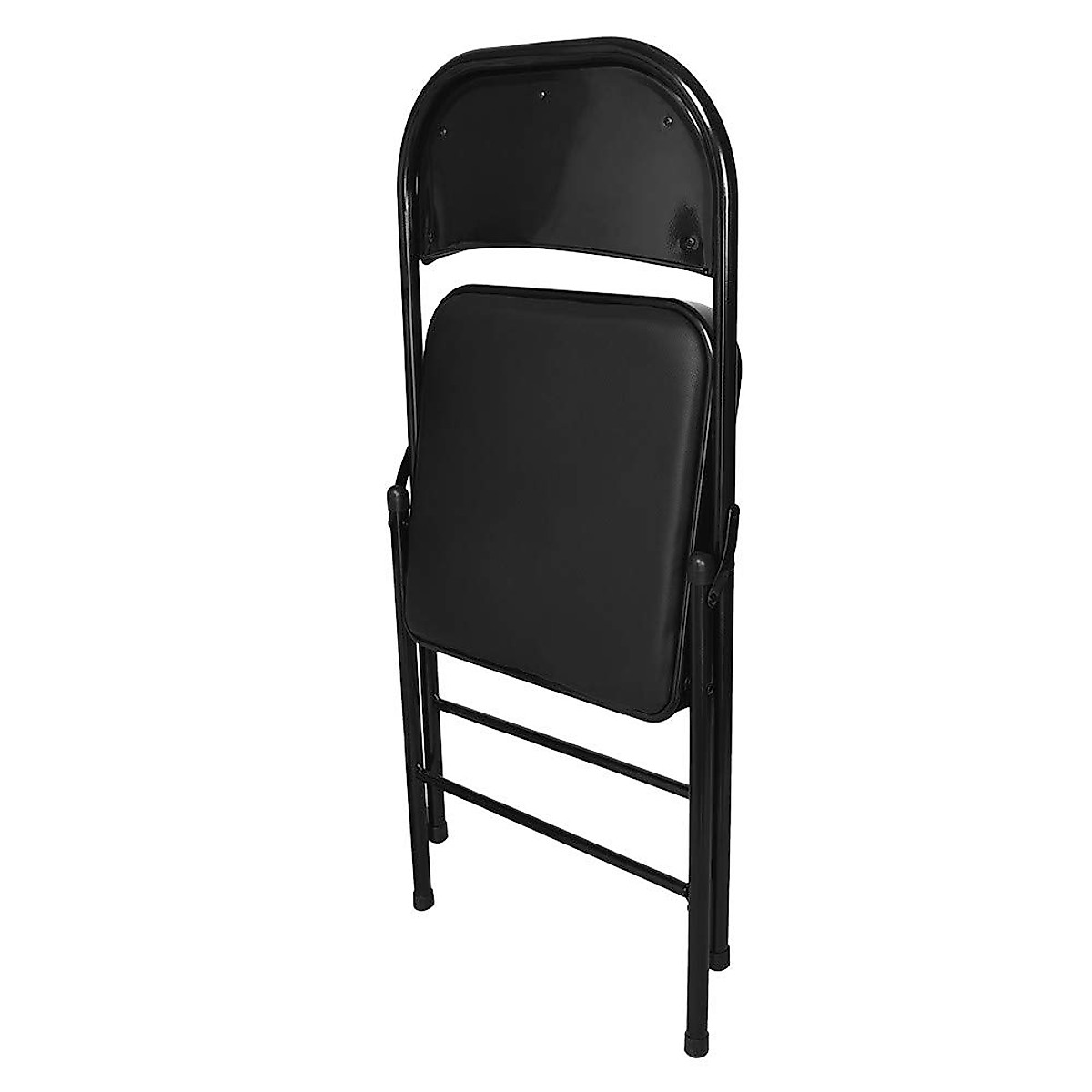 Executive Conference Task Office Chair,Folding Super Load-Bearing Steel Plate Chair, PU Leather,Double Sponge,Ergonomic,Anti-Slip Mat Silent(Ship from US!)