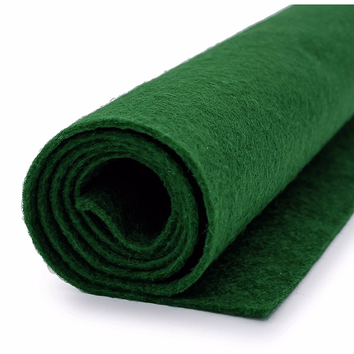 Green Kelly Green - Wool Felt Oversized Sheet - 20% Wool Blend - 36 in x 36 in Sheet