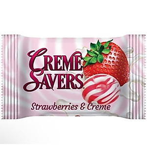 Creme Savers Strawberries and Oranges Creme Savers Hard Candy | 12 OZ Total - 4 bags
