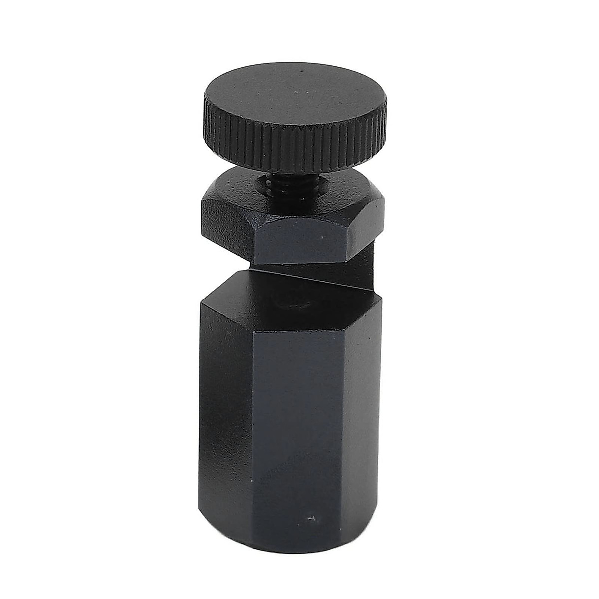 Tall Stair Gauge, Stair Guage Knobs Tool with Hex Flat Design, Thumb Screw, Stair Rafter Gauge Clamp, Metal Stringer Layout Tool for Woodworking Square Stair Auxiliary Clip(Black)