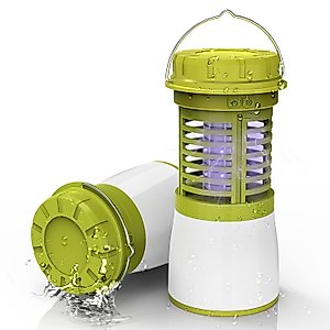 Rechargeable Electric Camping Lantern: Battery Powered Lantern with Portable Camping Light & Cordless Outdoor Flashlight for Patio Indoor Tent