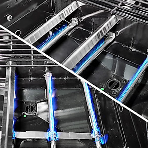 Uniflasy Grill Parts for Charbroil Performance 5 Burner 463448021 463450022 463451022, 4 Burner 463365021 463352521, Charbroil Grill Replacement Parts Include Heat Plate,Burner, Igniter,Crossover Tube