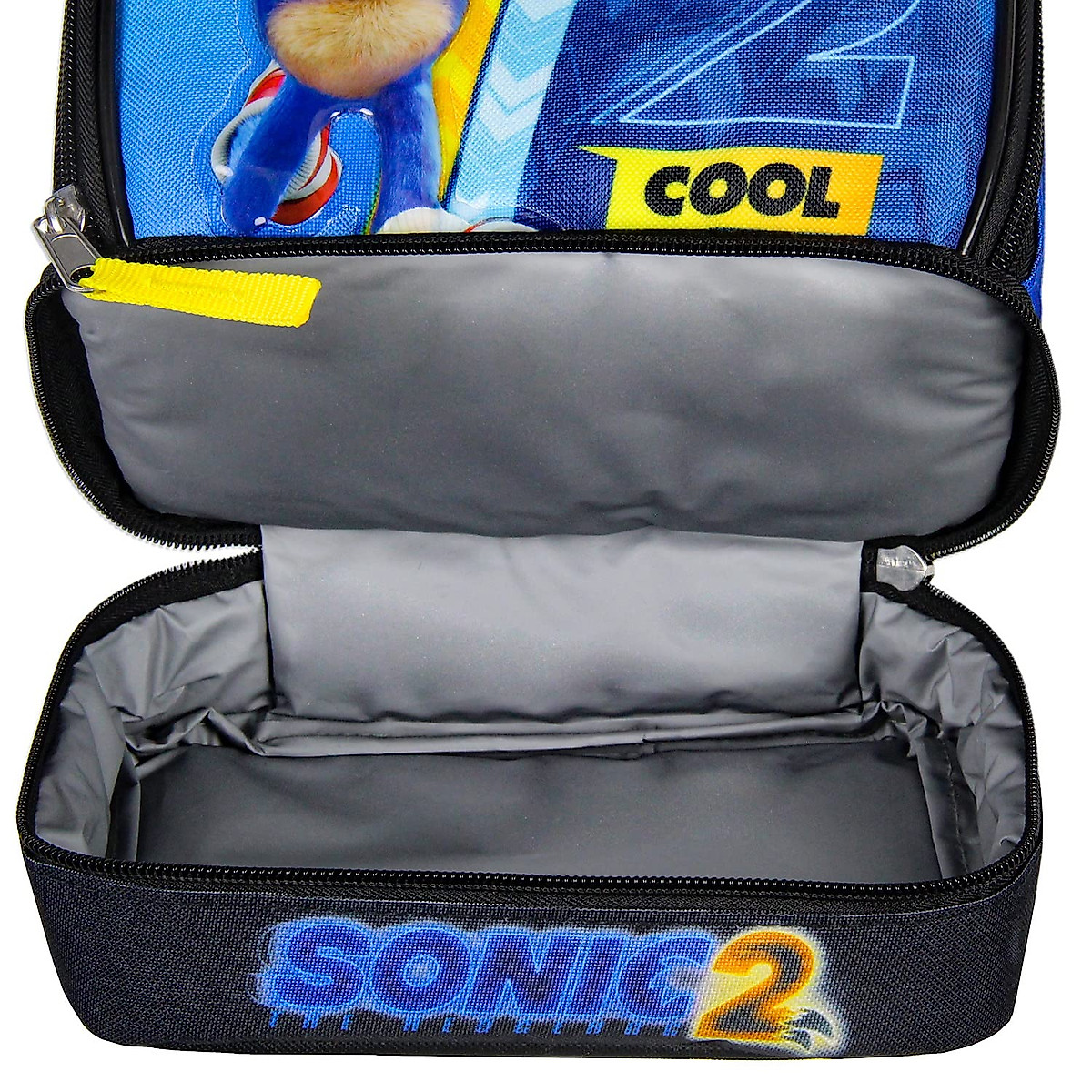 Sonic the Hedgehog 2 Fast 2 Cool Dual Compartment Insulated Lunch Box