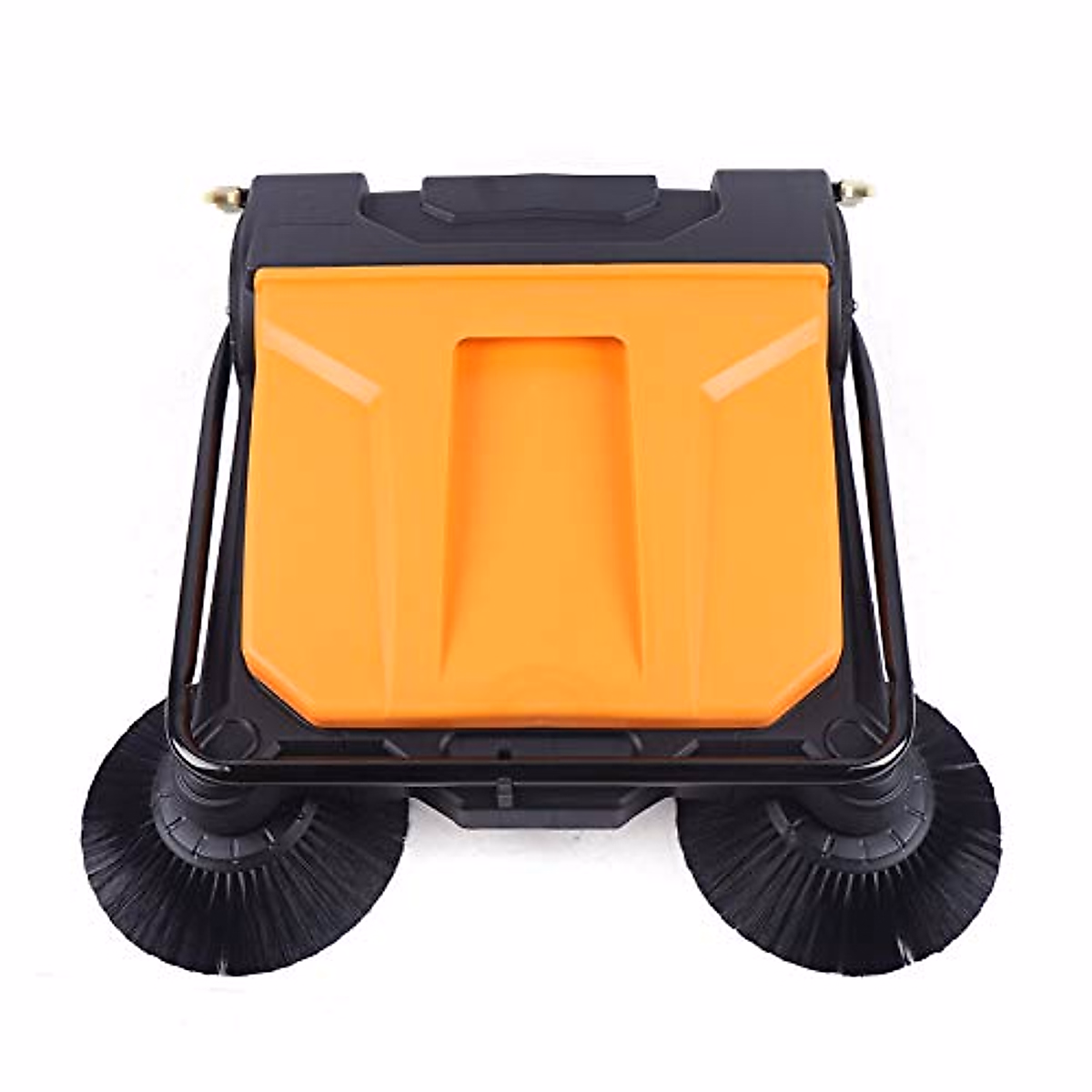 KONKENIE 26" Industrial Hand Push Sweeper Large Area Floor Pavement Street Sweeping Tool for Indoor Outdoor Use