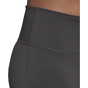 adidas Women's 4 Inch Shorts, Team Dark Grey/White, Medium