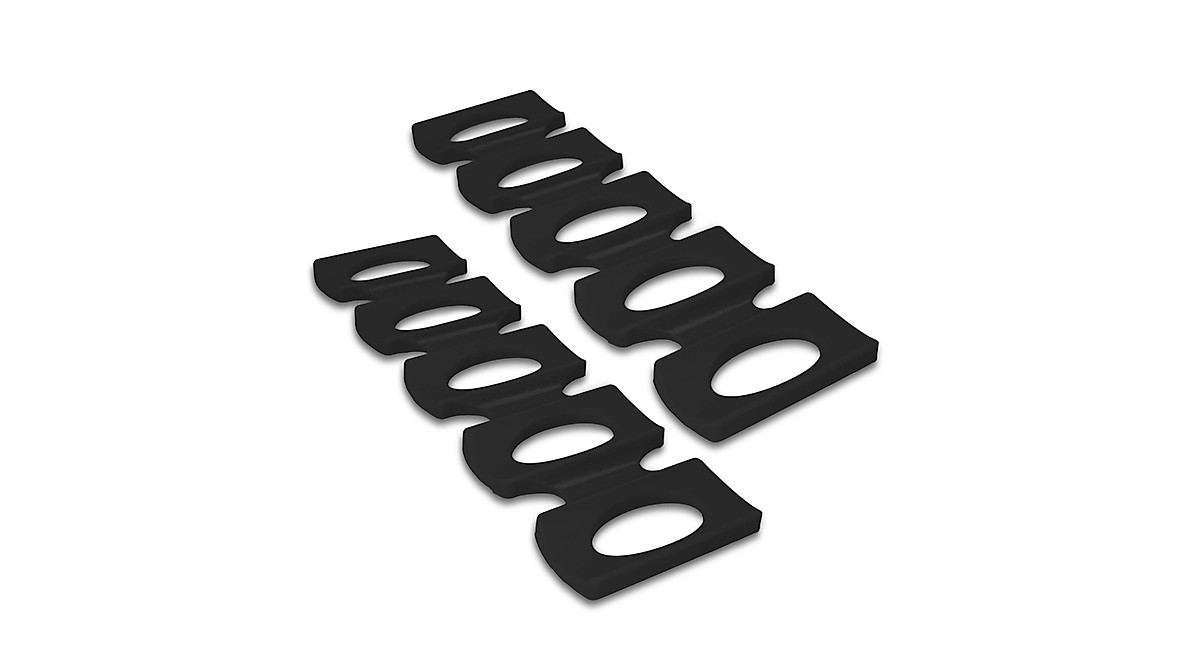 kwmobile Bottle Stacking Mats (Set of 2) - Fridge Organizer