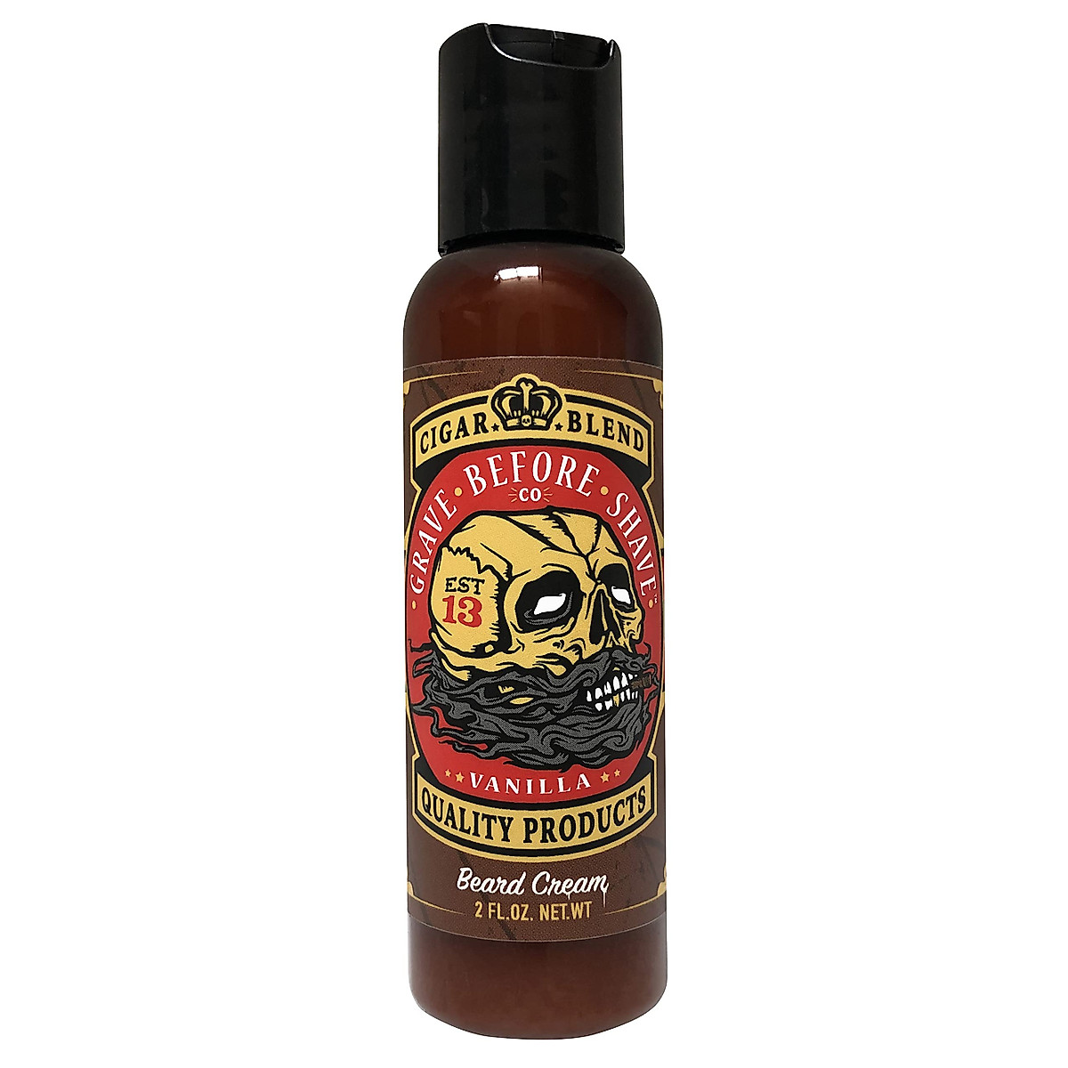 Grave Before Shave Beard Cream 2 oz. bottle (Cigar Blend (Vanilla Tobacco scent)