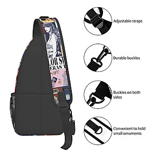 PETTDY Taylor Sling Bag For Men Women Shoulder Backpack Chest Bags Crossbody Daypack For Hiking Camping Outdoor Trip