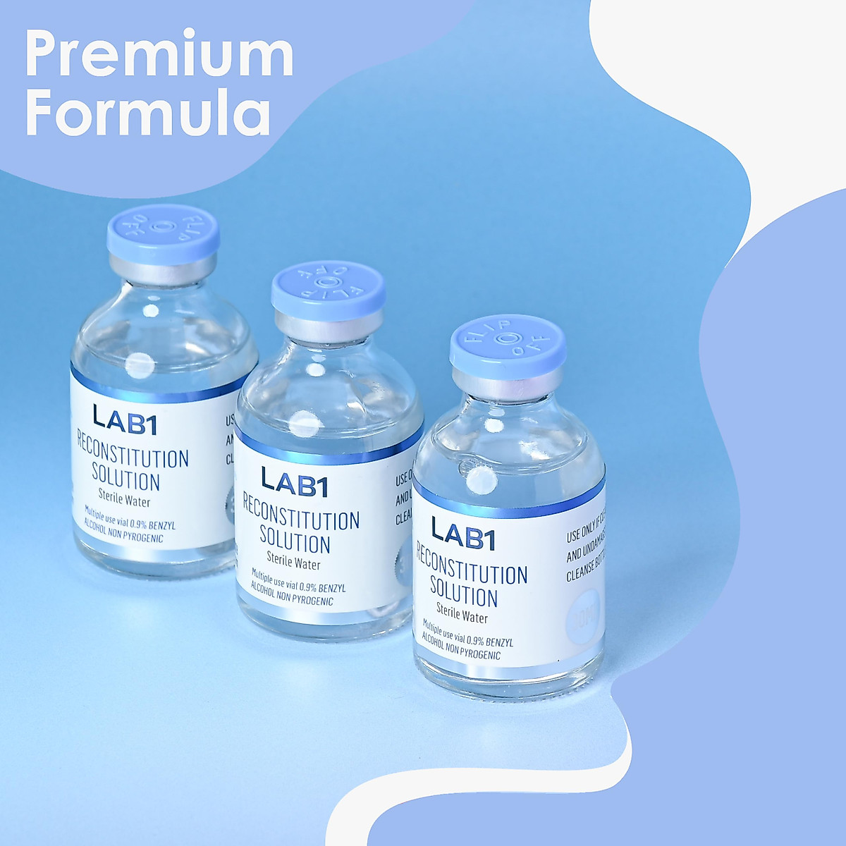 Stat Peptides Reconstitution Solution - Clear Glass Bottle - Pure Premium Formula - Best Quality - 30mL