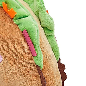 BLUE PANDA Soft Taco Stuffed Animal, Comfort Plush Toys for Gifts, Collectibles, 10 Inches