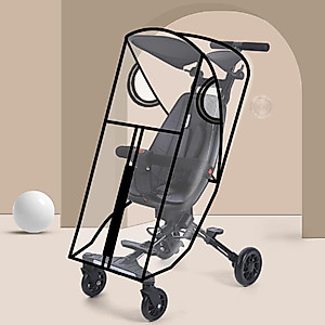 AnHuaYK Universal Baby Stroller Rain Cover - Weatherproof Shield to Safeguard Your Child from Wind and Rain