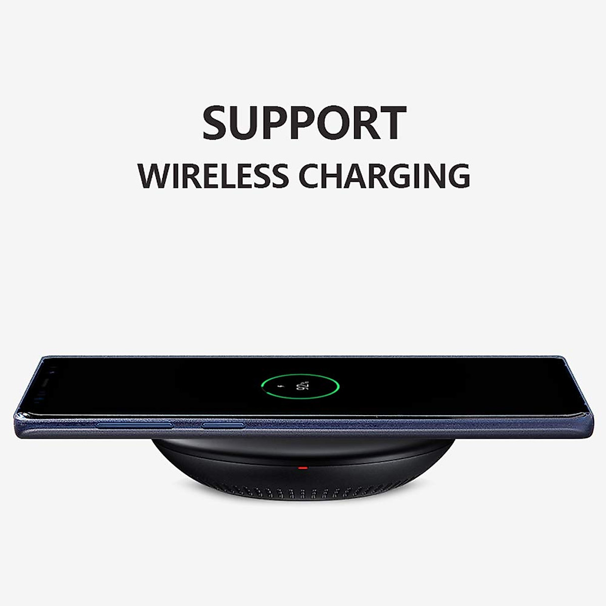 SNOSHO Galaxy Note 9 Slim Case,TPU Thin Soft Silicone Skin Flexible Lightweight Gel Rubber Anti-Scratch Shockproof Protective Cases Cover for Samsung Galaxy Note 9,Matte Black