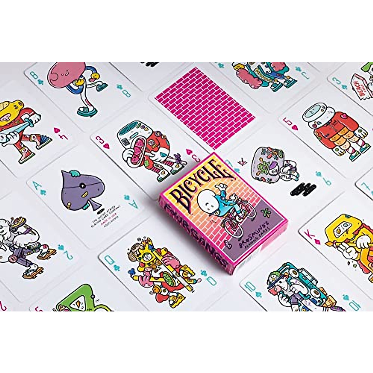 Bicycle Brosmind Four Gangs Playing Cards, Yellow