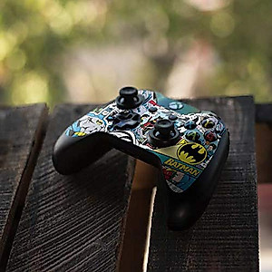 Skinit Decal Gaming Skin compatible with Xbox One Controller - Officially Licensed Warner Bros Batman Comic Book Design