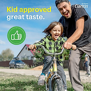 Claritin 24 Hour Allergy Relief - Grape Flavored - Non Drowsy Liquid Antihistamine for Kids, Dye, Alcohol, and Sugar Free Medicine For Children 2 Aged Years and Older