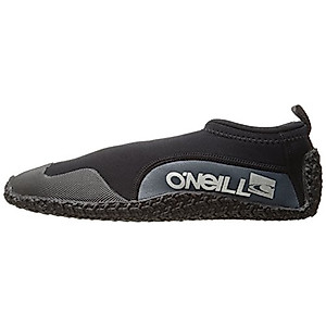O'Neill Wetsuits Men's Reactor Reef Boot, Black/Coal, 9