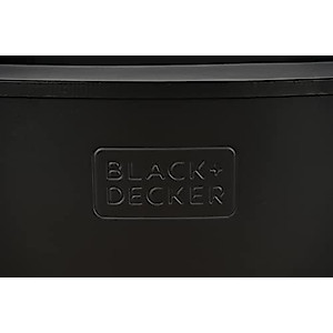 BLACK + DECKER 34" D Smokeless Wood Burning Steel Fire Pit Black Powder Coated Steel Fire Bowl Includes Poker