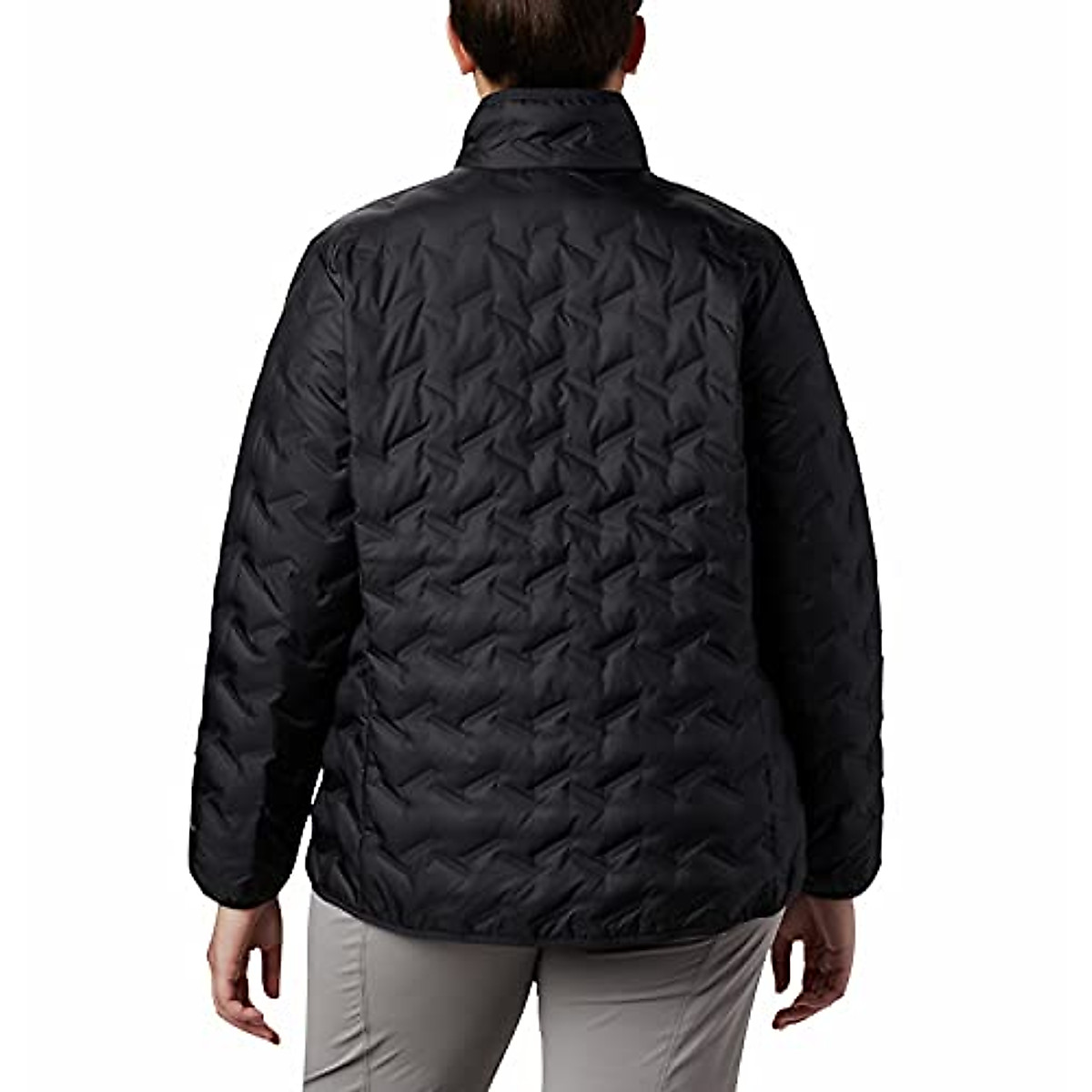 Columbia Women's Delta Ridge Down Jacket, Black, Medium