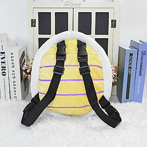 NIXFOX Backpack Turtle Shell Green Soft Stuffed Cartoon Cute Turtle Costume Backpack Tortoise Shell Bag for Halloween Cosplay (Spiny)