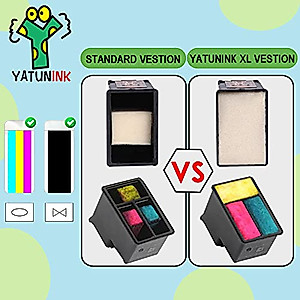 YATUNINK Remanufactured 67 Ink Cartridges Replacement for HP 67XL 67 XL Black Ink cartridge for HP Envy Pro 6455 Envy 6052 Envy 6055 Envy 6058 Envy 6075 Deskjet 4155 Deskjet 2732 2752 Printer (2 Pack)