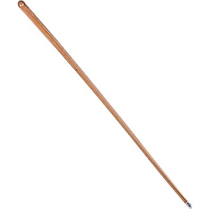 Carlisle FoodService Products 4526700 Lacquered Wood Broom Handle with Metal Threaded Tip, 60" Length, 15/16" Diameter (Pack of 12)