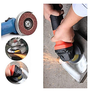 Flap Discs 40 PCS 4.5 Inch - 40 60 80 120 Grit Grinding Discs 4 1/2 Assorted Sanding Grinding Wheels,Aluminum Oxide Abrasives,Grinder disc