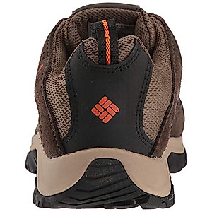 Columbia Mens Crestwood Hiking Shoe Breathable, High-Traction Grip, Camo Brown, Heatwave, 10 US
