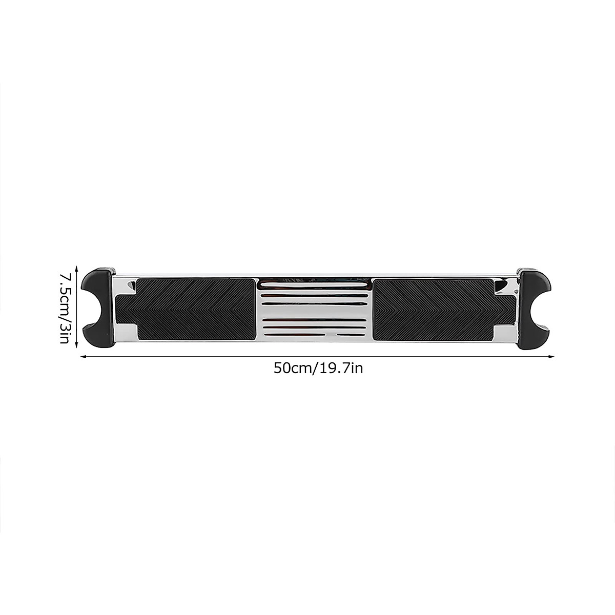 Pool Ladder Steps Replacement, 304 Stainless Steel Thickened Ladder Pedal with Nonslip Rubber Pad, Swimming Pool Ladder Steps for Hot Spring Pool