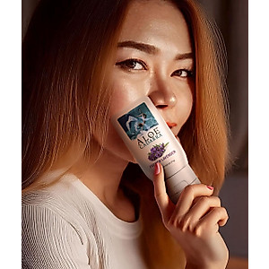 Aloe Cadabra Flavored Personal Lubricant and Vaginal Moisturizer, Organic Edible Aloe Lube for Men, Women and Couples, Non-Staining, pH Balanced, Toy Compatible (French Lavender, 2.5 Ounces, 3 Pack)