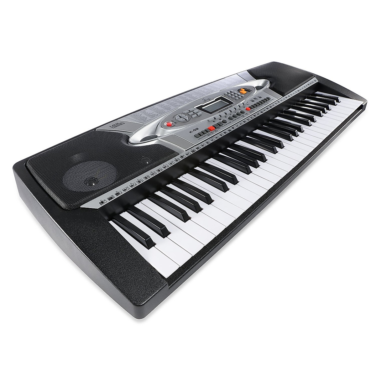 Joy LCD Screen 54-Key Portable Electronic Keyboard for Beginners with Power Supply