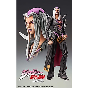 Medicos JoJo’s Bizarre Adventure Part 5: Chozo Kado Leone Abbacchio Super Action Statue Figure, Multicolor