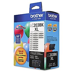 Brother MFC-J5620DW Black Original Ink High Yield (550 Yield) - 2/PK