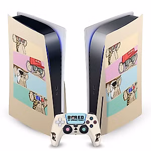Head Case Designs Officially Licensed Bored of Directors Group Art Vinyl Faceplate Sticker Gaming Skin Decal Cover Compatible with Sony Playstation 5 PS5 Disc Edition Console & DualSense Controller