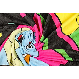 Northwest Pokemon 90's Character Box Design Gaming Plush Throw Blanket 46' x 60'