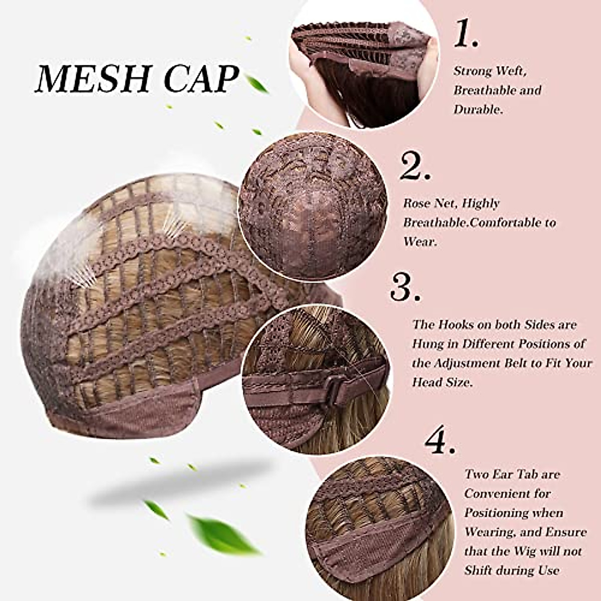 OMELPIS Stylish Long Blonde with Highlights Wavy Wig Middle Part Curly Natural Heat Resistant Fiber Synthetic Wig for Women Girls Daily Party Holiday Festival Chrismas Travel Use (26 Inches/66cm)