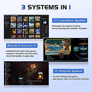 Retro Games Card,Handheld Game Console Game Card, Plug and Play Built-in 40,000+ Retro Games/73 Emulators/EmuELEC 4.6 (256G)