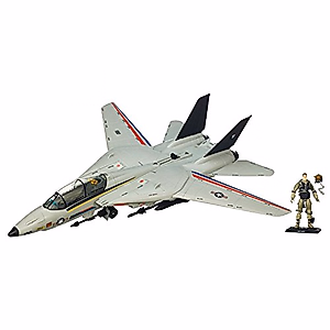 Hasbro G.I. Joe 30th Anniversary Combat Jet Sky Striker XP-21F with Captain Ace Action Figure