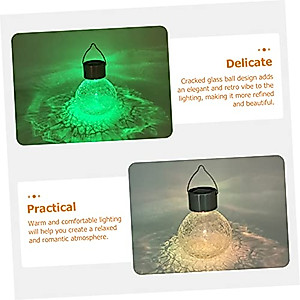 Uonlytech Solar Hanging Light Solar Lights Outdoor Outdoor Garden Lights Decorative Solar Lights Solar Powered Patio Lights Solar Tree Light Globe Lighting Solar Pathway Lights Yard Lights