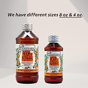 Pharmar Agua De Azahar Flower-Blossom Water, 8 Fluid Ounce