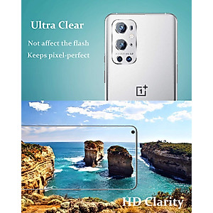 Tamoria [3+3 Pack Compatible for OnePlus 9 Pro Soft TPU Screen Protector + 3D Tempered Glass Camera Lens Protector, Screen Cover with Installation Kit Fingerprint Unlocked Accessories