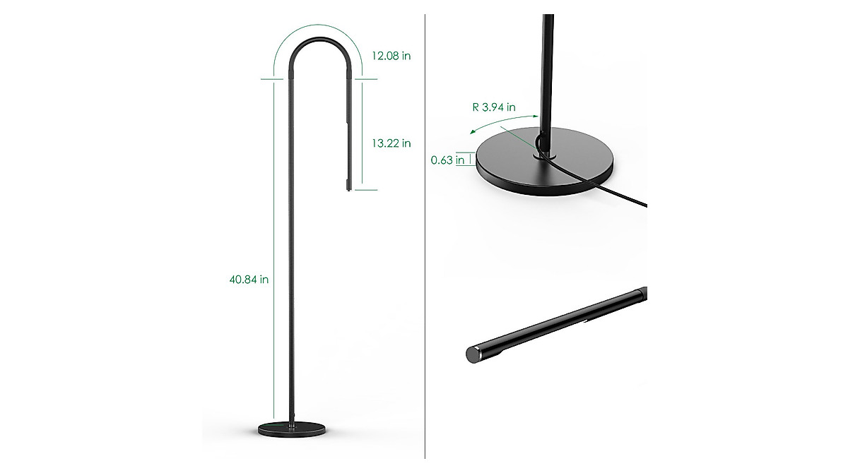 JOLY JOY LED Modern Floor Lamp - Flexible, Dimmable & Remote Light