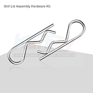 88206 Hdwe Lid to Firebox Assy/Grill Lid Assembly Hardware Kit Compatible with Weber Genesis Summit 88206, Fits Many Genesis and Summit Models Grills. (2 PCS)