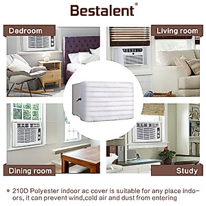 Bestalent Indoor Air Conditioner Cover, Window AC Unit Cover for Inside 21 x 15 x 3.5 inches(L x H x D)