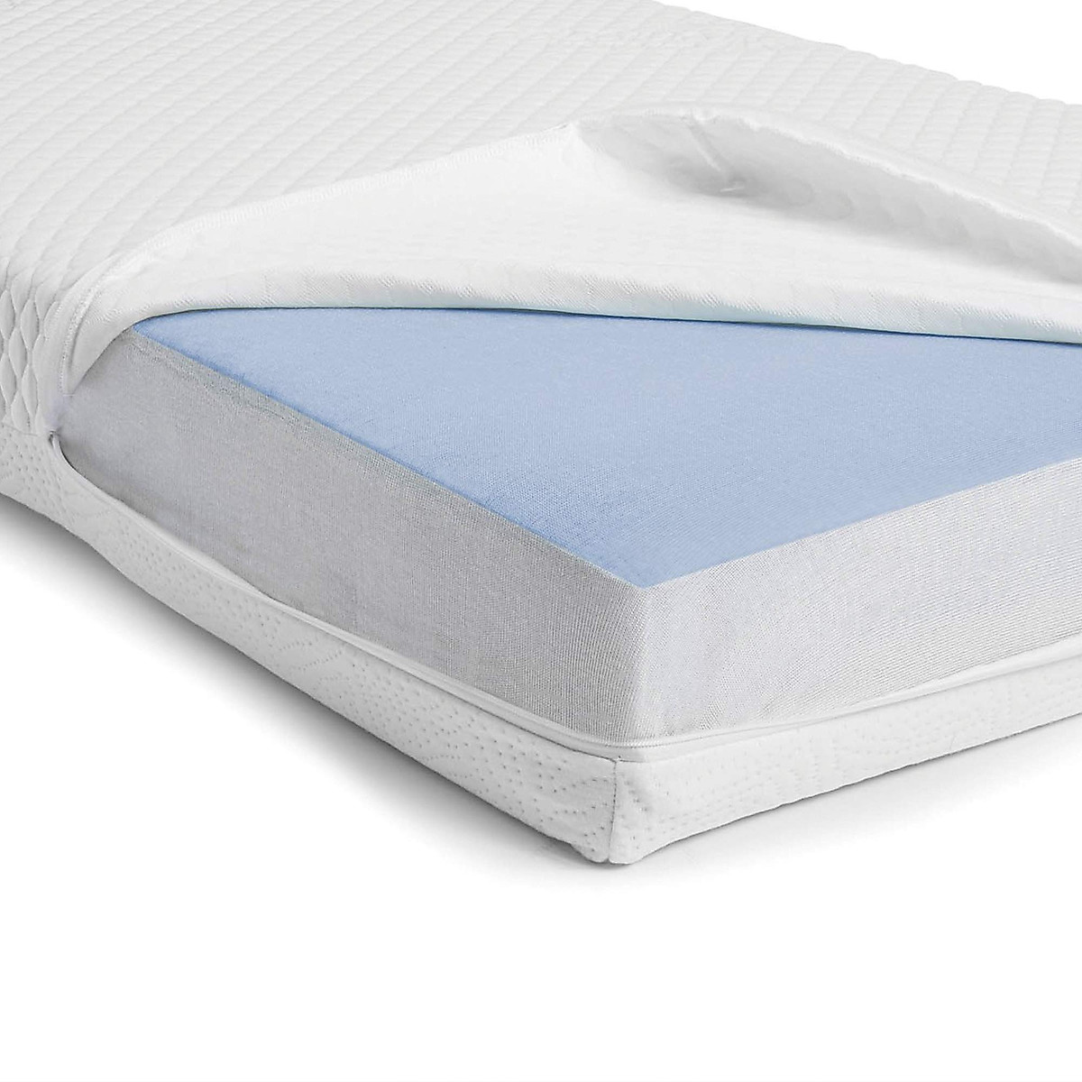 Bundle of Dreams Celsius Organic Cotton 2- Stage 6" Bundle Fiber™ Crib Mattress with Cooling Technology, 2" Firm Edge Guard